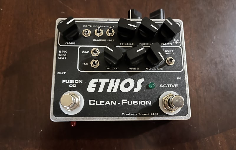 Custom Tones Ethos Clean-Fusion Preamp 2010s Black | Reverb