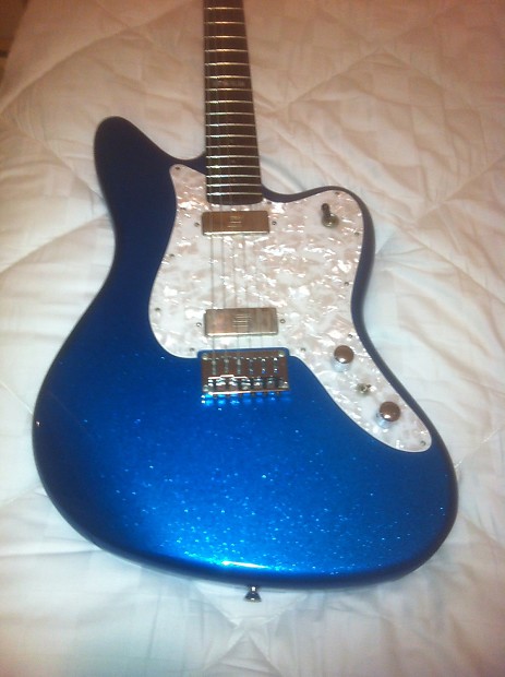 ESP Custom XJ-6 Blue Metal Flake. Made in Japan | Reverb