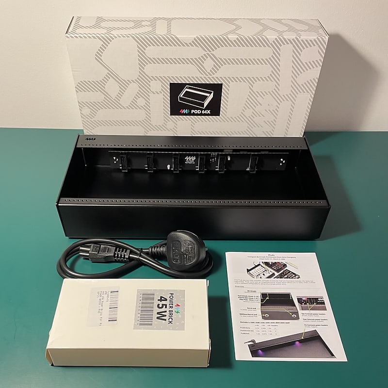 4MS Pod64X 64HP Powered Modular Synthesiser Case (black) + | Reverb