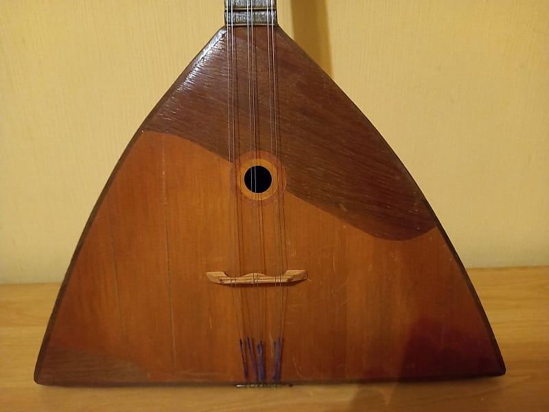 Balalayka 6 String USSR Soviet Folk Instrument Balalaika | Reverb
