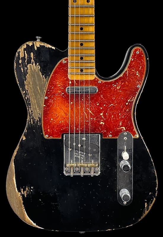Fender Custom Shop Red Hot Telecaster Heavily Relic'd in Aged | Reverb