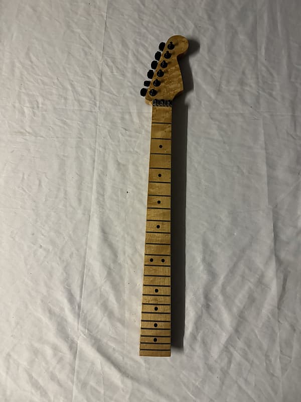 Musikraft Electric Guitar Neck Floyd Rose 2000s - Birds Eye | Reverb