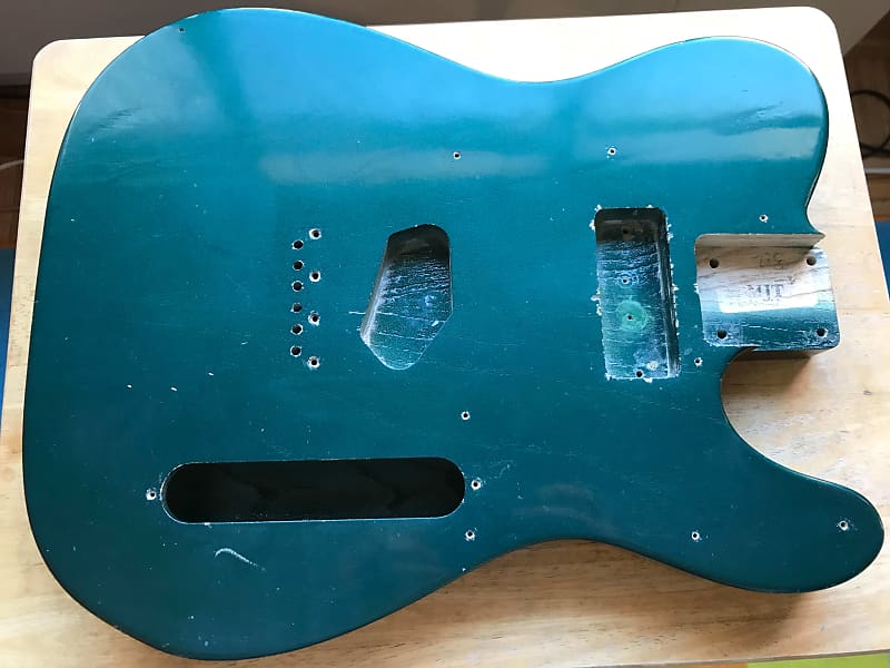 MJT Telecaster Body - P90 neck - 3.2 lbs - Sherwood Green | Reverb