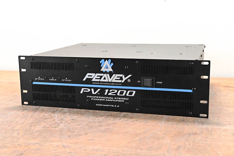 Peavey PV-1200 2-Channel Power Amplifier CG01JKB | Reverb Canada