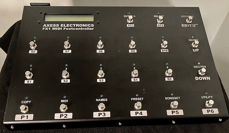 Axess Electronics FX1 MIDI Foot Controller | Reverb