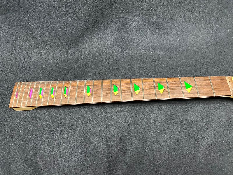 Rt hand Maple 7 string guitar neck, rosewood fingerboard, | Reverb
