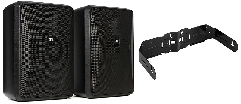 JBL Control 28-1 8 inch Indoor/Outdoor Speakers - Black | Reverb