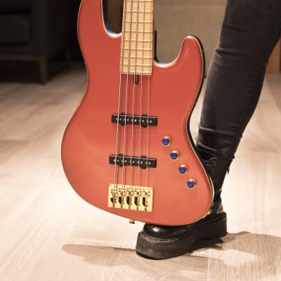 Pensa custom J-535 plus bass 2019 coral metallic | Reverb