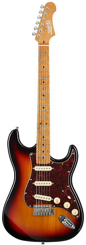 Jet Guitars JS-300-SB Roasted Maple Neck - Sunburst | Reverb
