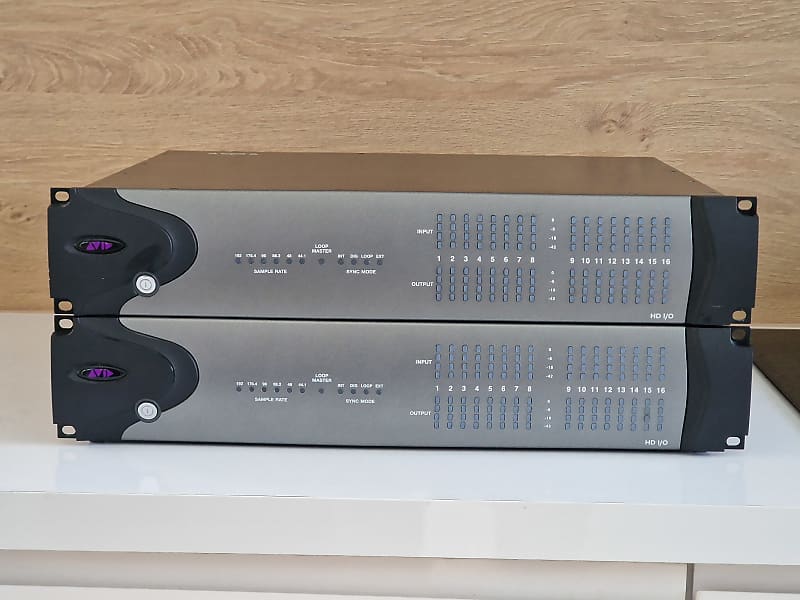 2 x Avid HD I/O 16x16 Analog Pro Tools HD / HDX Audio | Reverb