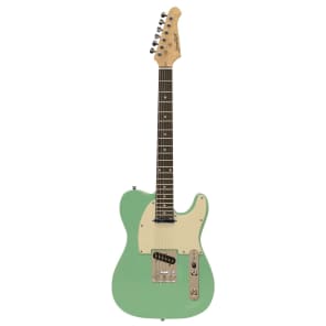 Sawtooth Telecaster Style Surf Green Electric Guitar Vintage | Reverb