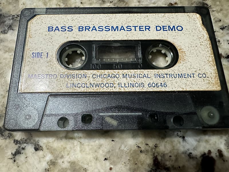Maestro Brassmaster & Octave Box Demo Cassette Tape 70s | Reverb