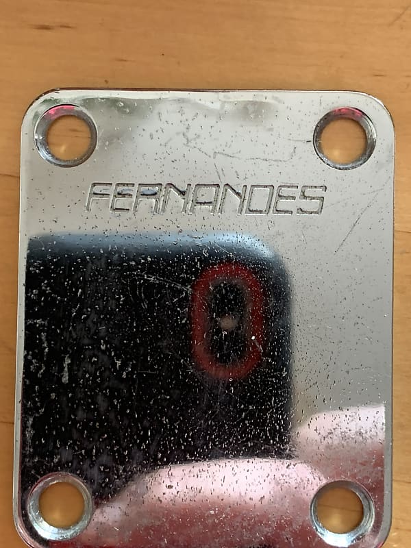 Fernandes Neck Plate 1990s Chrome Japan | Reverb Canada
