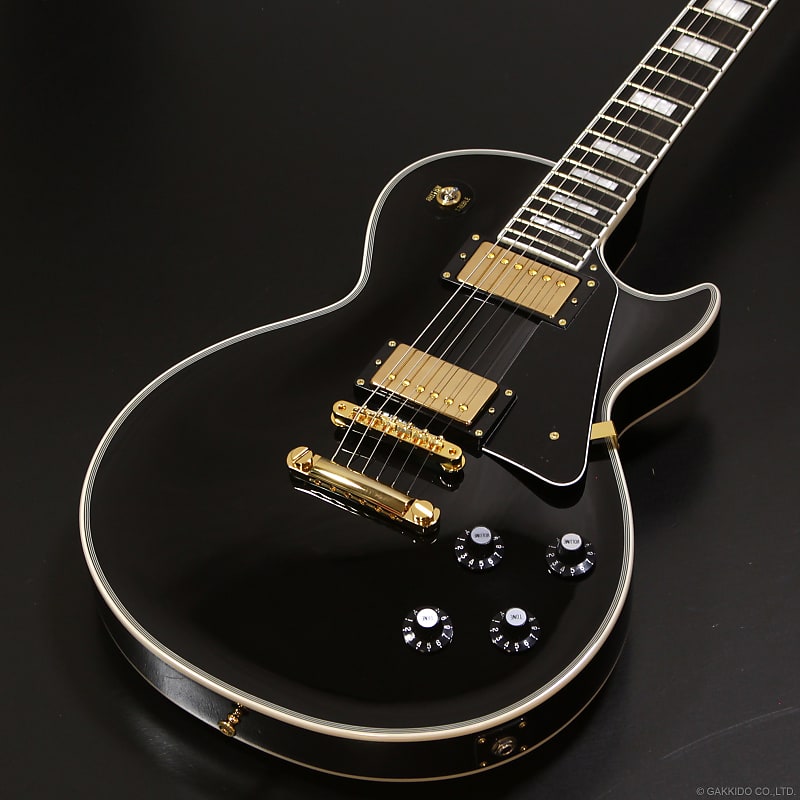 Edwards E-LP-CTM Black, LP Custom Style, MIJ Edwards Legacy | Reverb