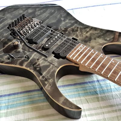 IBANEZ RG 870 QMZ - BI (Black Ice) 2012 - the first Premium IBANEZ RG 870 QMZ - BI (Black Ice) 2012 - the first Premium