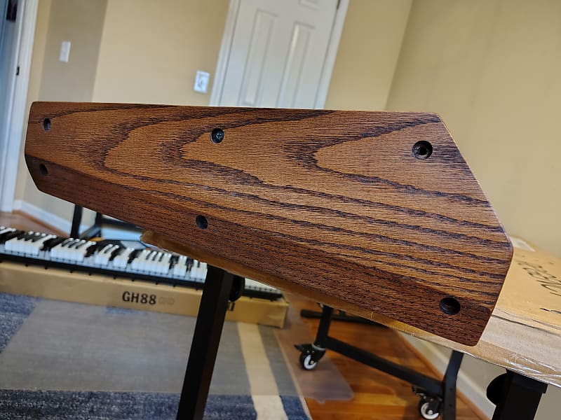 Custom Solid Oak Side Panels for Yamaha Motif ES8 by niksGear | Reverb