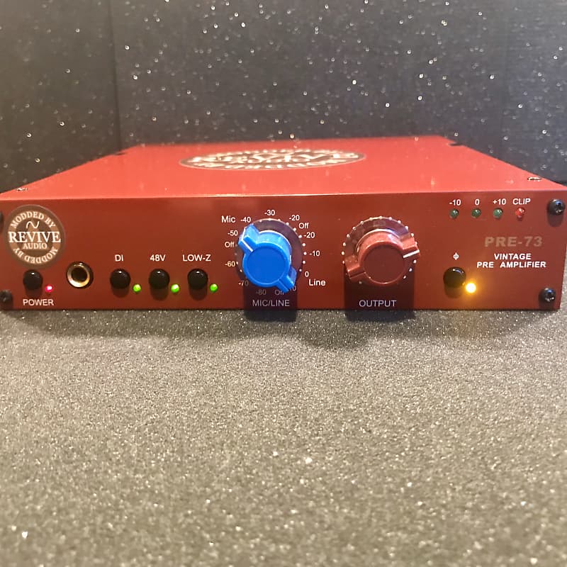 Revive Audio Golden Age Pre 73 Red with Neve Knobs | Reverb