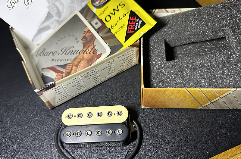 Bare Knuckle Pickup Warpig Ceramic NIB 2022 - Zebra with aged | Reverb