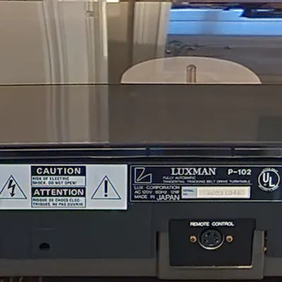 LUXMAN P-102 Turntable Fully Automatic Tangential Tracking | Reverb