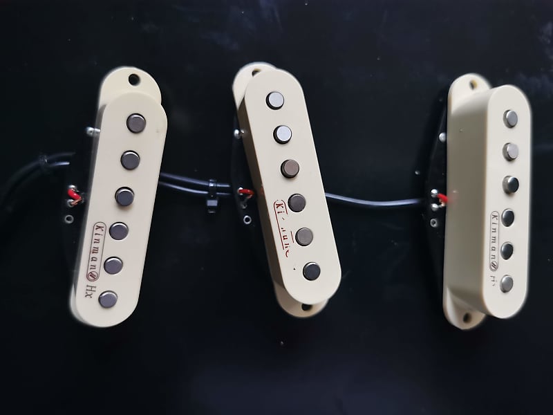 Kinman Traditional Noiseless Strat Pickup Set 2014 - White | Reverb UK