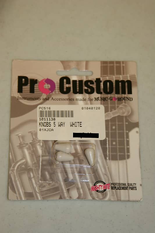 Mighty Mite PC516 Knobs 5 way white | Reverb