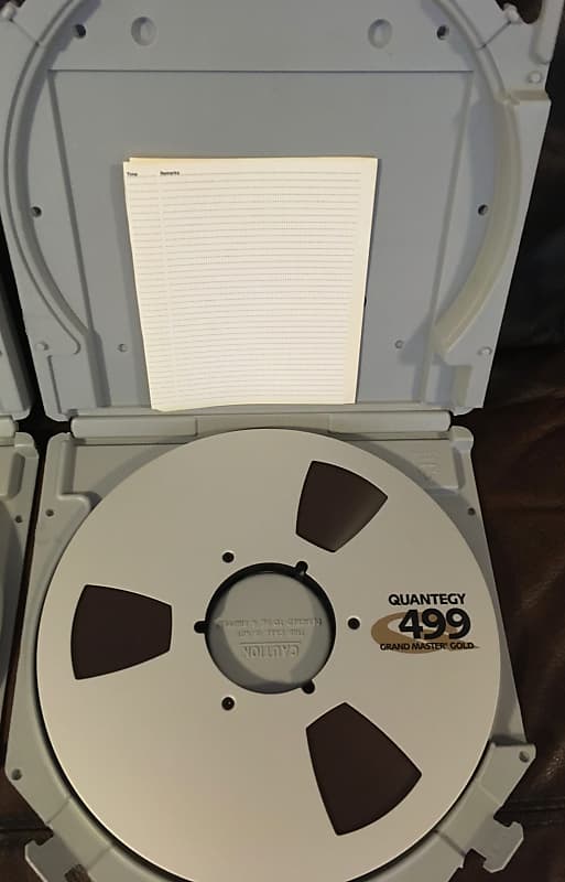 Quantegy 499 Grand Master Gold - (NOS), 1/2", 10.5" Reel, | Reverb