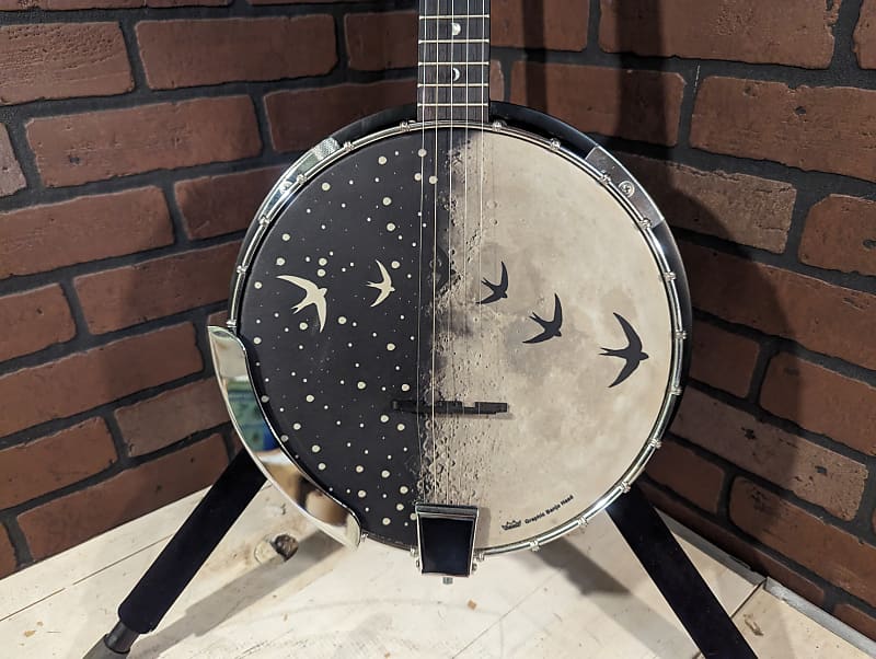 Luna Moonbird 5-String Acoustic/Electric Banjo | Reverb