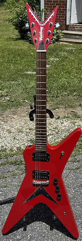 1990s Washburn 332 Dimebag Darrell Signature Red “Diamond | Reverb