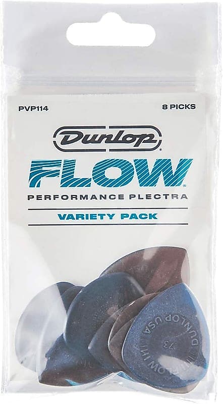 Jim Dunlop PVP114 Ultex Flow Plectrum Variety Pack - 8 | Reverb UK