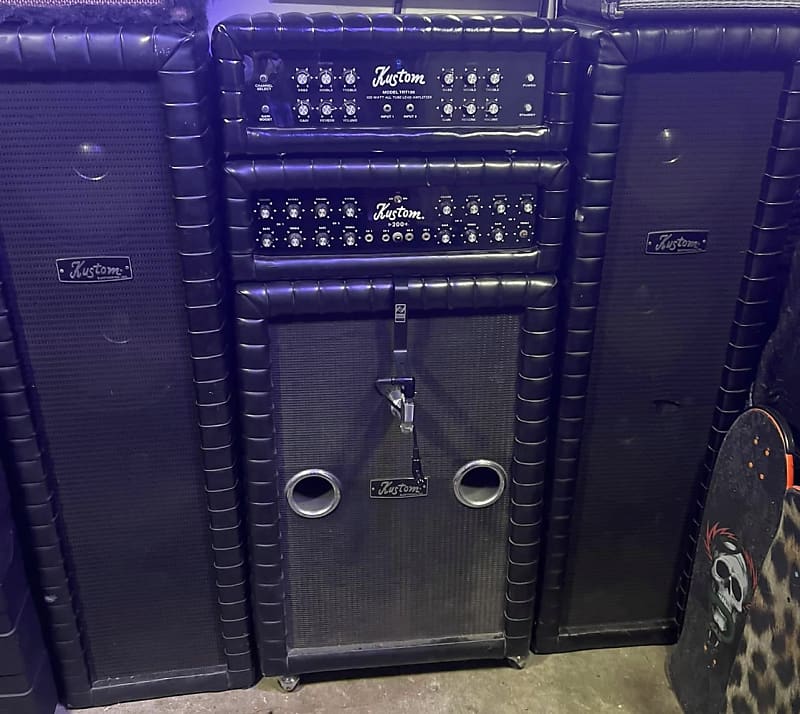 Kustom 200 and 150 amps and cabs 1960-1970,1990 Black tuck | Reverb