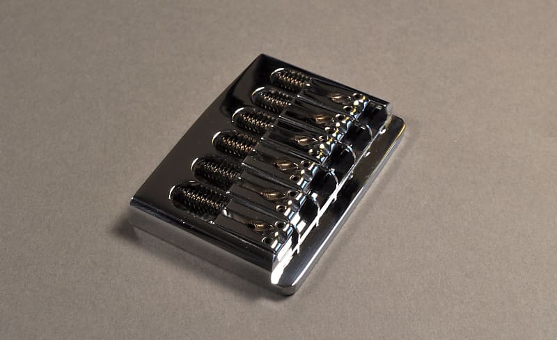 ABM Hardtail Guitar Bridge mid-90s - Chrome | Reverb