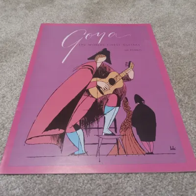 Vintage 1971 Goya Guitar Catalog! Rare, Original! | Reverb
