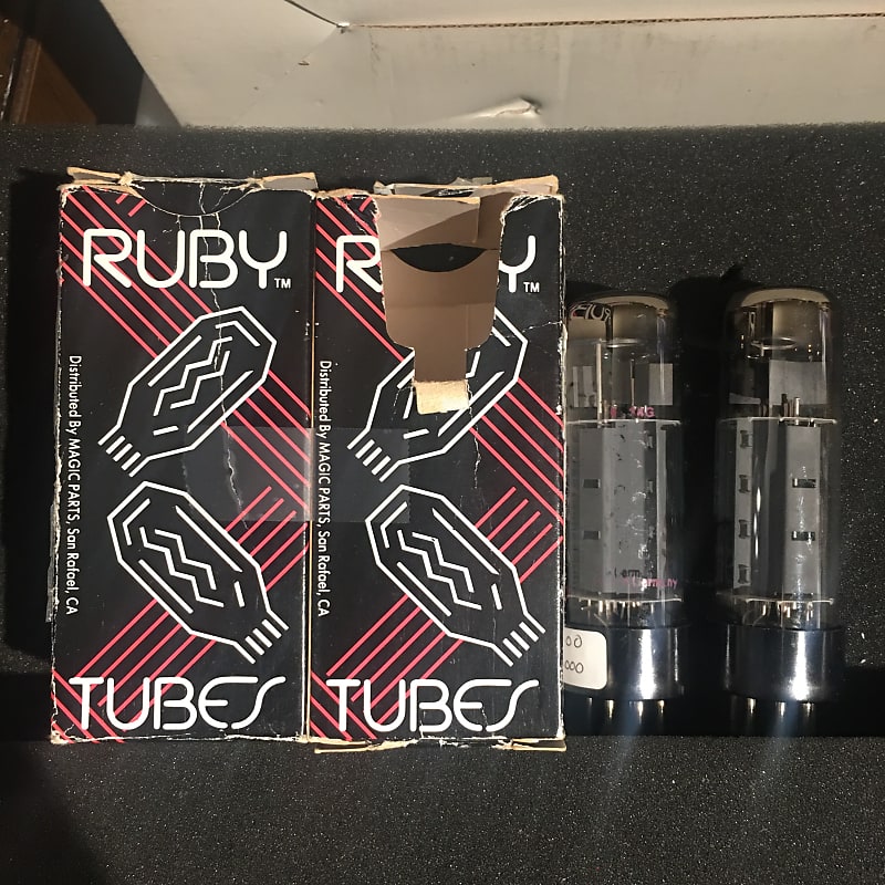 Ruby EL34 Pair (Made in Germany) | Reverb
