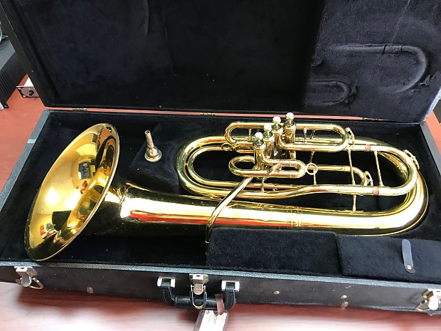 King 2266 Baritone, Forward Bell, 4-valve, Yellow Brass | Reverb