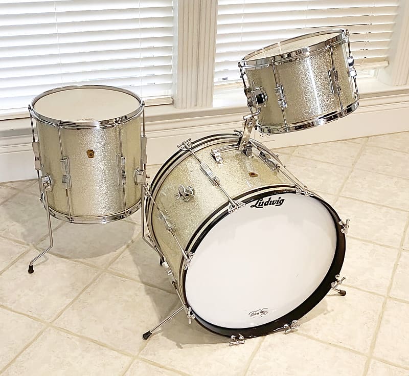 60s Ludwig Silver Spkl Club Date 12/14/20 ~ Nice Kit! | Reverb