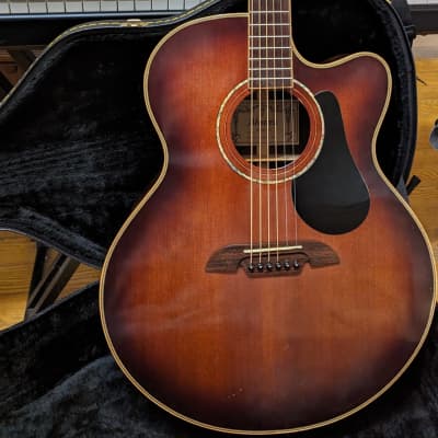Alvarez PJ-85SC DVS Solid Acoustic Electric Guitar | Reverb