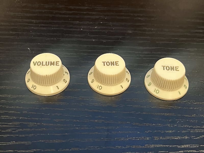 Vintage 1960's Fender Stratocaster Knob Set - Pre-CBS | Reverb UK