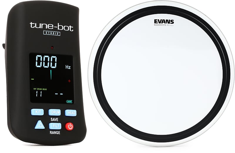 Overtone Labs Tune-Bot Studio Drum Tuner Bundle with Evans | Reverb