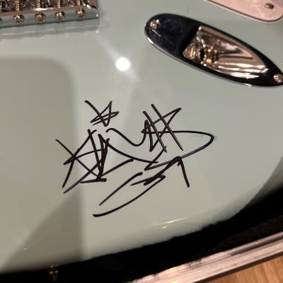 SIGNED Fender Tom Delonge Artist Series Signature | Reverb
