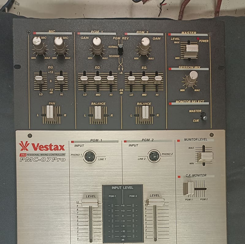 Vestax PMC-07 PRO DJ battle Mixer | Reverb