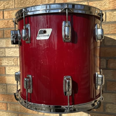 Ludwig Rocker 13x11 Rack Tom 1980s-1990s - Red | Reverb