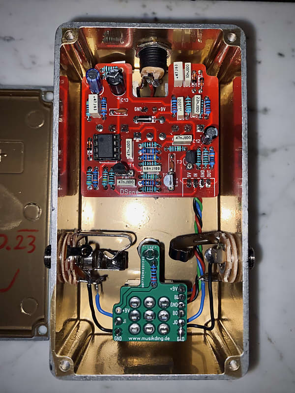 Boss DS-1 clone 2023 - Worn Olive Green | Reverb