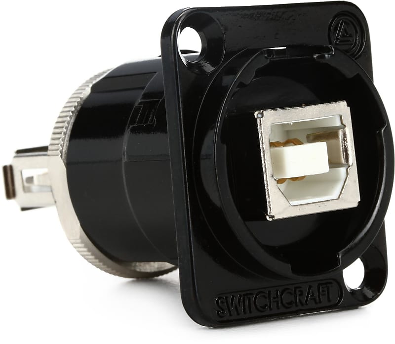 Switchcraft EHUSBBABXPKG USB-B to USB-A Panel-mount Connector | Reverb
