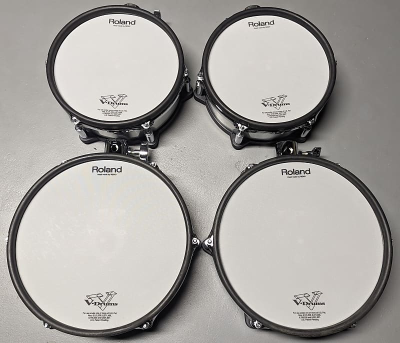 Roland PD-125x 12" / PD-105x 10" Pad Set Silver - Roland | Reverb