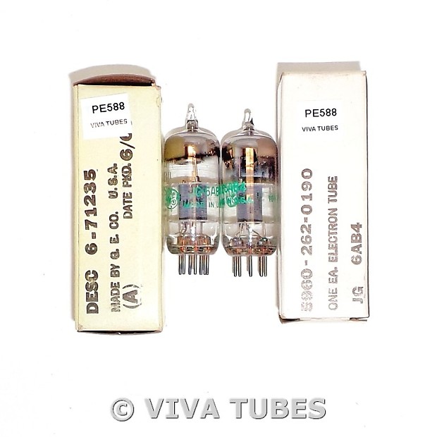 NOS NIB Matched Pair GE USA JG-6AB4 [EC92] Neumann CM7156 | Reverb UK