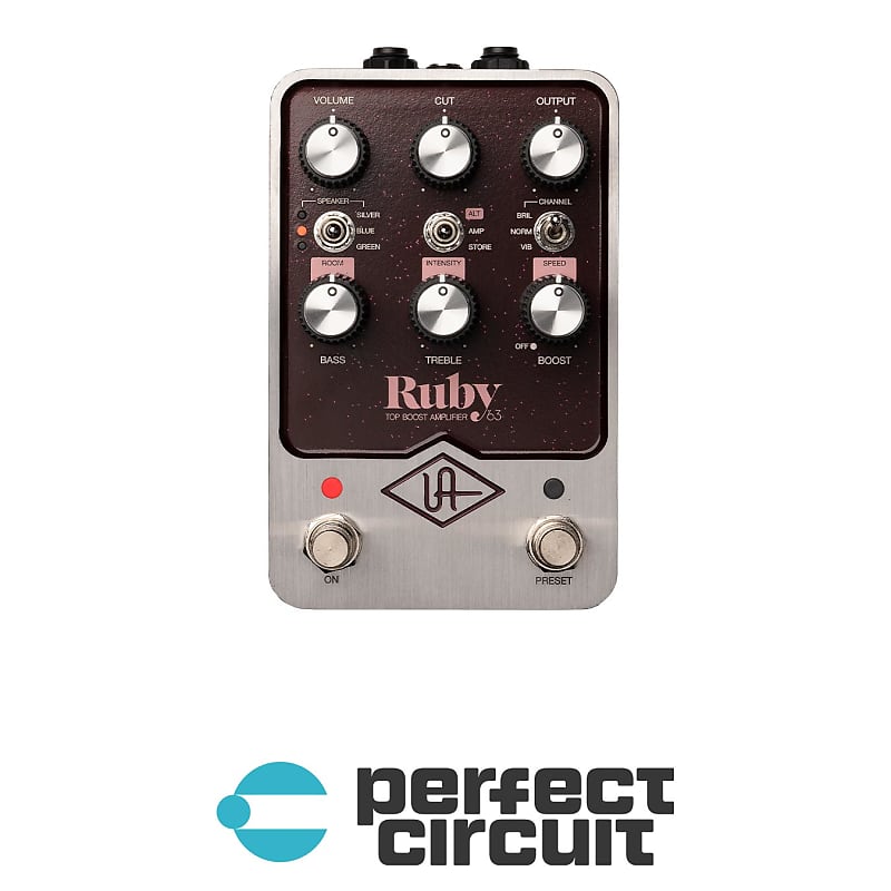 Universal Audio Ruby '63 Top Boost Amplifier Pedal | Reverb