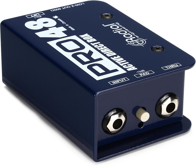 Radial Pro48 1-channel Active 48v Direct Box (5-pack) Bundle | Reverb