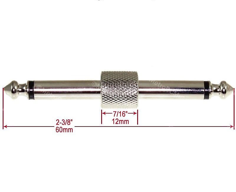 Guitar Pedal Coupler 1/4" Male Plug Effect Stomp Box 6.3mm | Reverb