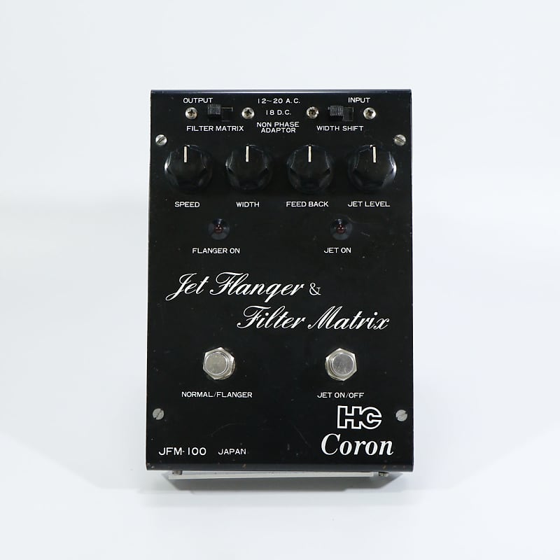 Coron JFM-100 Jet Flanger & Filter Matrix Analog BBD (Reticon | Reverb