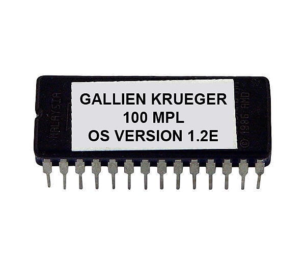 Gallien-Krueger 100-MPL PREAMP firmware OS Version 1.2E Eprom | Reverb
